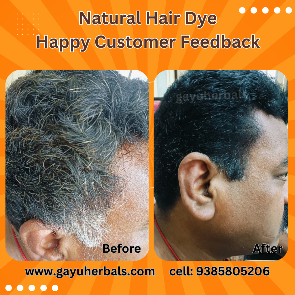 Natural Herbal Hair Dye Powder for Men & Women | Gayu Herbals